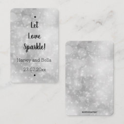 Editable Let Love Sparkle Sparkler Tag | Zazzle