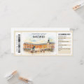 Editable Madrid Boarding Pass Spain Plane ticket Invitation | Zazzle