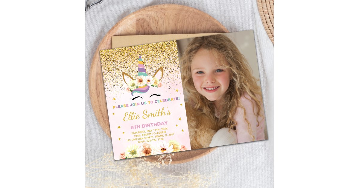 Editable Magical Invite | Zazzle