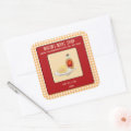 Editable Maple Syrup Square Sticker | Zazzle
