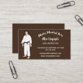 Editable Martial Arts Judo Instructor Business Card | Zazzle
