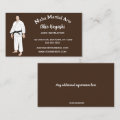 Editable Martial Arts Judo Instructor Business Card | Zazzle