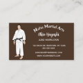 Editable Martial Arts Judo Instructor Business Card | Zazzle