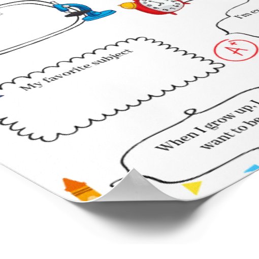 Editable Meet the Student template Poster | Zazzle