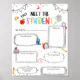 Editable Meet the Student template Poster | Zazzle