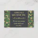 Editable Military Gear Business Card | Zazzle