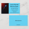 Editable Motivational Speaker Business Card | Zazzle