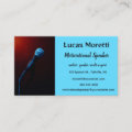 Editable Motivational Speaker Business Card | Zazzle