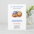 Editable Multi-Sport Party Invite for Boys | Zazzle