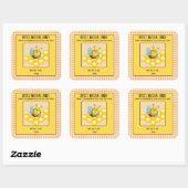 Editable Natural Honey Sticker | Zazzle