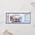 Editable Norway Plane Boarding Pass Ticket Invitation | Zazzle