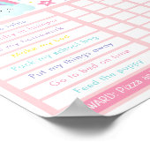 Editable Pastel Rainbow Reward Chart | Zazzle