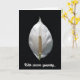 Editable Peace Lily Sympathy Card | Zazzle