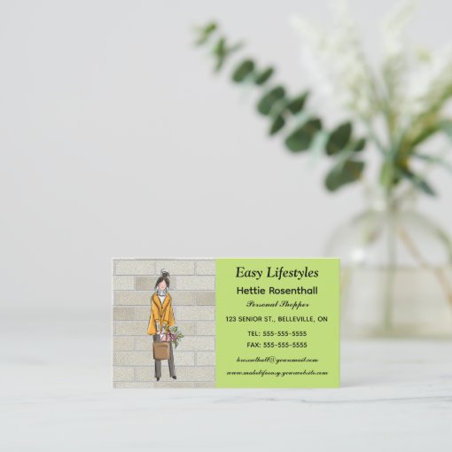 Editable Personal Shopper Business Card | Zazzle