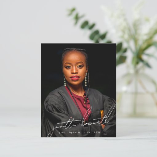 Editable Photo Template University Graduation | Zazzle