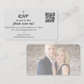 Editable QR Code RSVP Response Card | Zazzle
