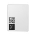Editable QR code & Your Business Logo or Image Notepad | Zazzle