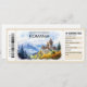 Editable Romania Plane ticket, Romania Trip Invitation | Zazzle