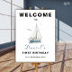 Editable Sailboat Nautical Welcome Sign Board | Zazzle