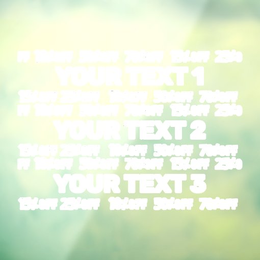 Editable Sale Window Decal | Zazzle