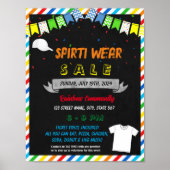 Editable School Spirit Wear Flyer Printable Poster | Zazzle