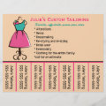 Editable Seamstress Phone Number Flyer | Zazzle