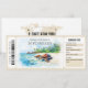 Editable Seychelles Plane Boarding Pass Ticket Invitation | Zazzle