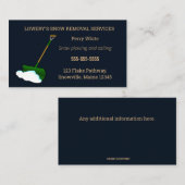 Editable Snow Removal Business Card | Zazzle