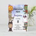 Editable Spooky Party Card | Zazzle