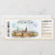 Editable Stockholm Plane ticket, Sweden Trip Invitation | Zazzle