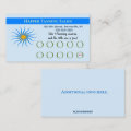 Editable Tanning Salon Loyalty Card | Zazzle