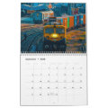 Editable Trains Calendar | Zazzle