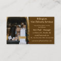 Editable Van Delivery Services Business Card | Zazzle