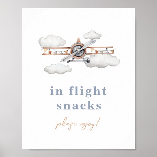 Editable Vintage Airplane Sign | Zazzle