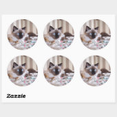 Edith Classic Round Sticker | Zazzle