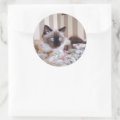 Edith Classic Round Sticker | Zazzle