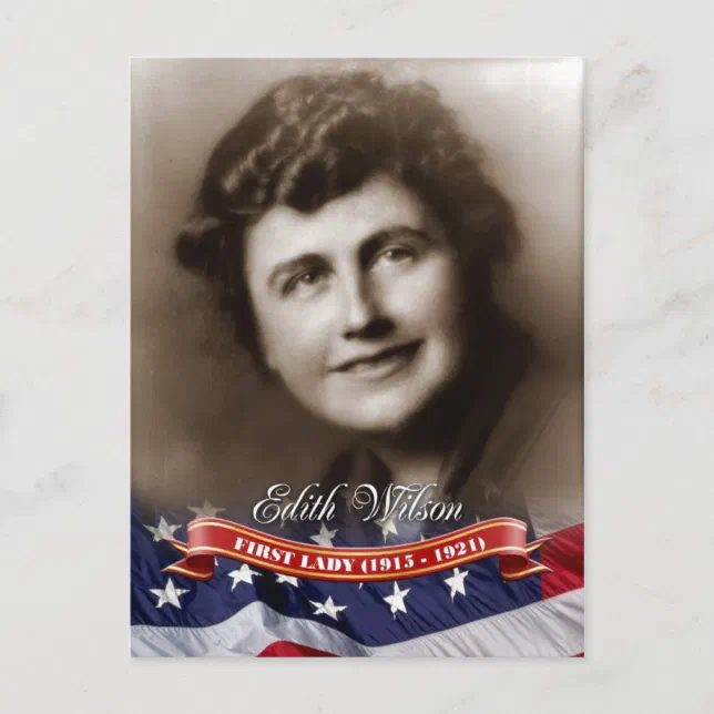 Edith Wilson, First Lady of the U.S. Postcard | Zazzle