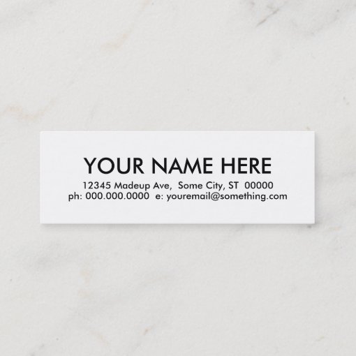 editor. mini business card | Zazzle