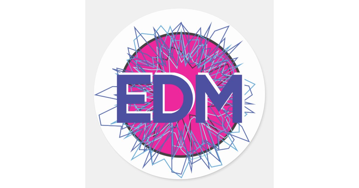 EDM Rave Stickers | Zazzle