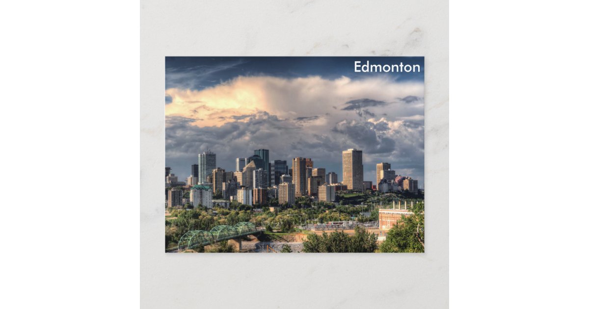 Edmonton, Canada skyline Postcard | Zazzle