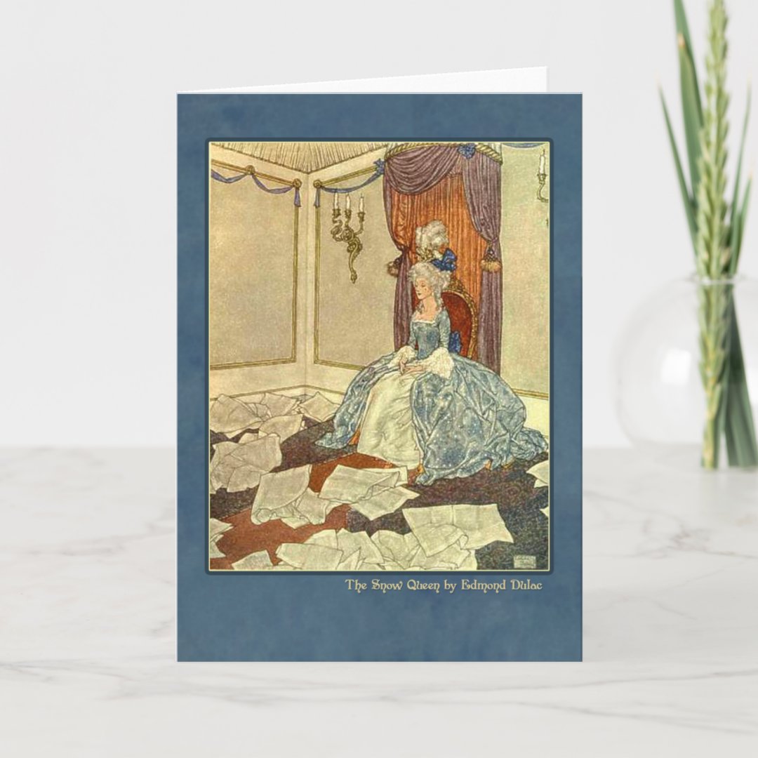 Edmund Dulac Illustration from The Snow Queen Card | Zazzle