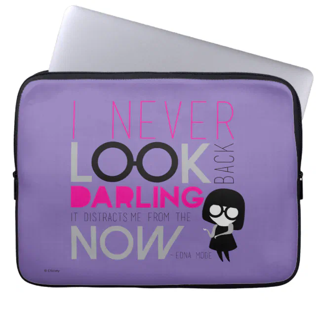 Edna Mode - I Never Look Back Laptop Sleeve | Zazzle