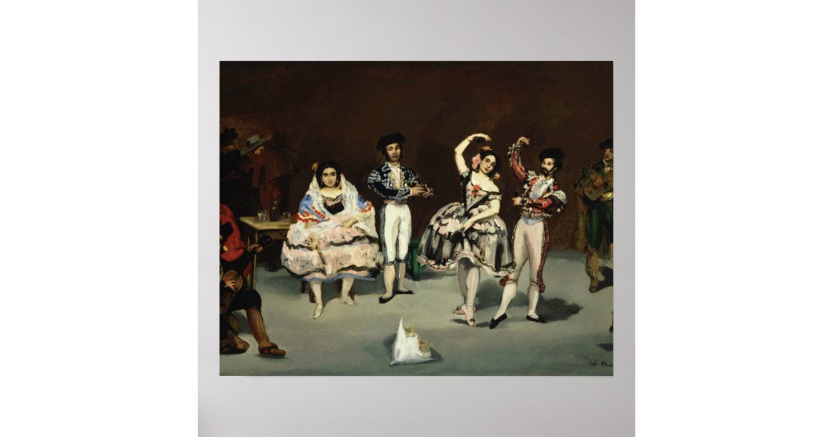Edouard Manet - Spanish Ballet Poster | Zazzle