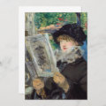 Edouard Manet - Woman Reading Invitation | Zazzle