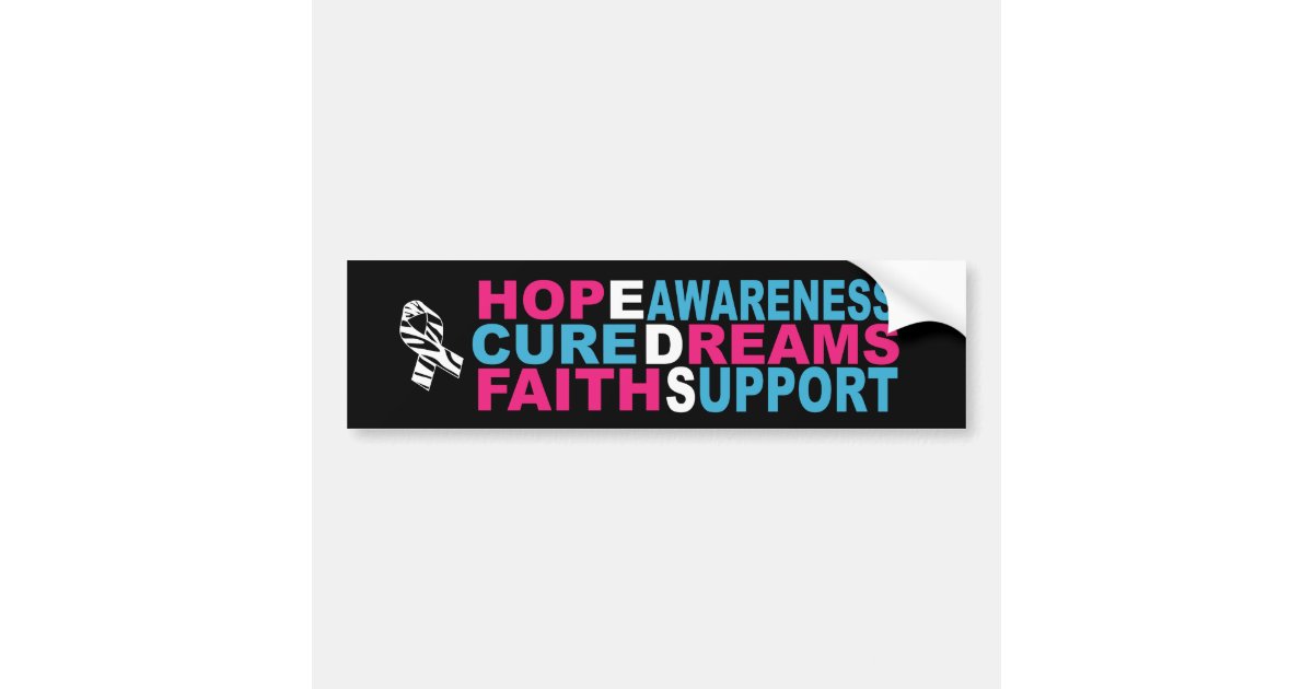 EDS Awareness Bumper Stickers | Zazzle