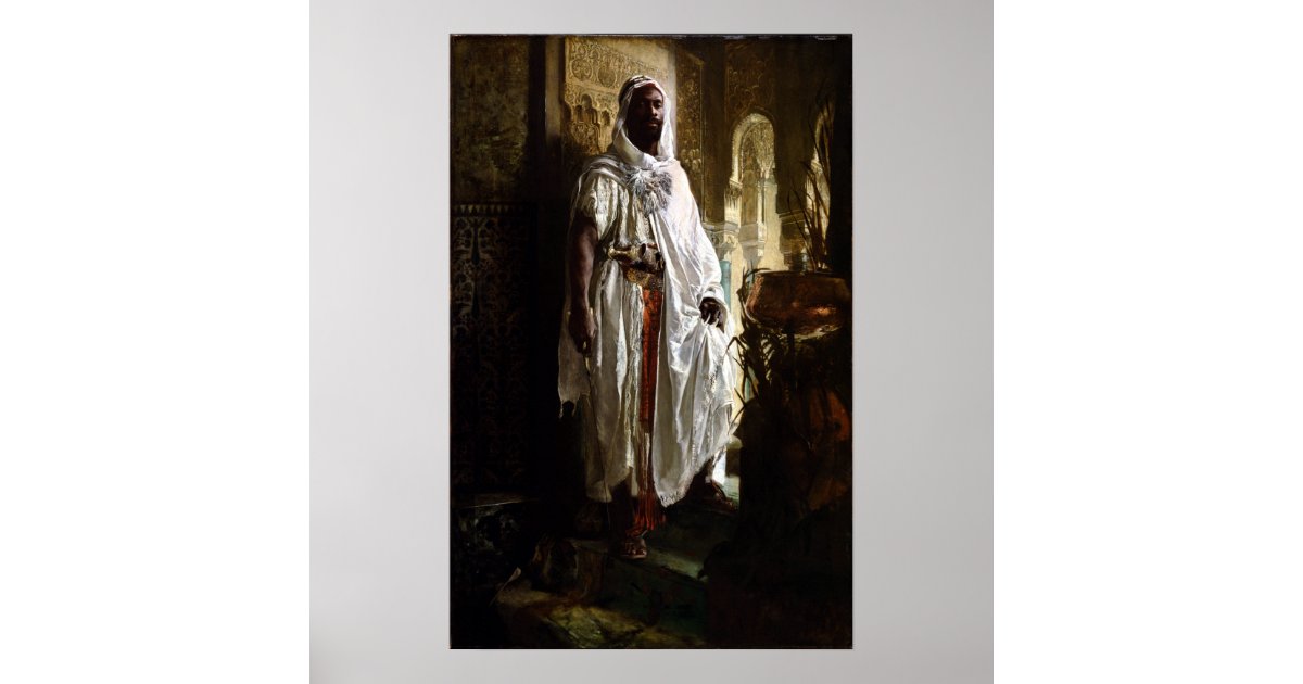 Eduard Charlemont The Moorish Chief Poster | Zazzle