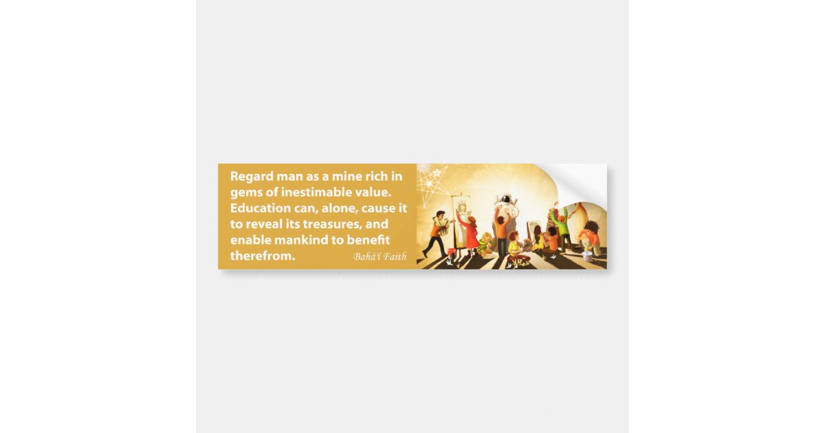 Education Bumper Sticker | Zazzle