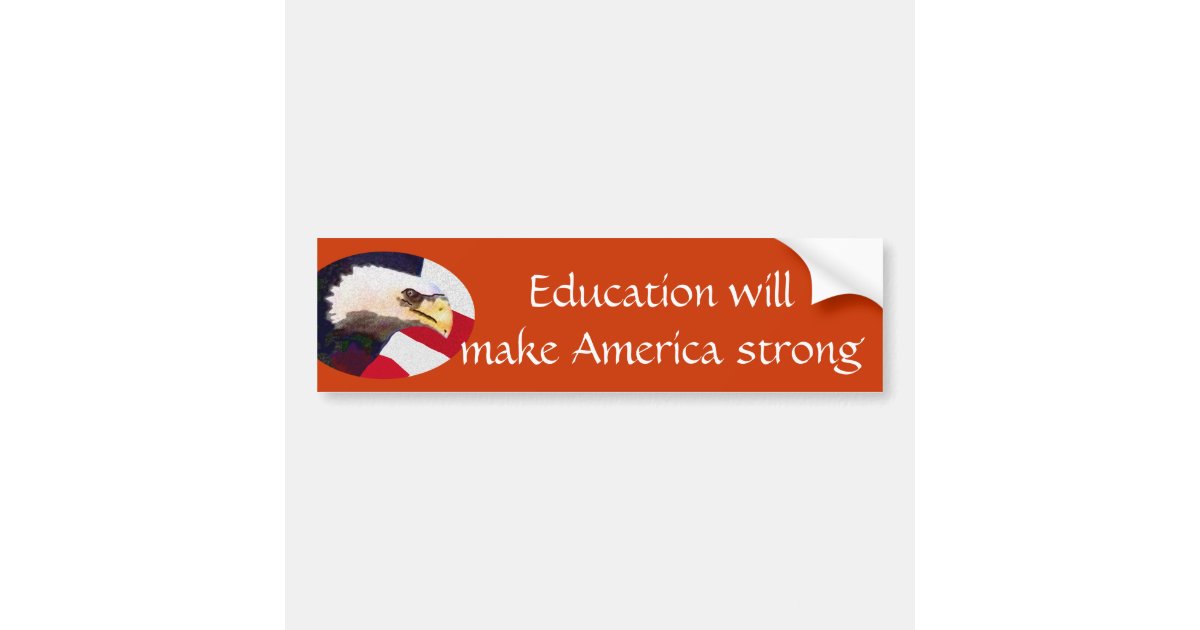 Education Bumper Sticker | Zazzle