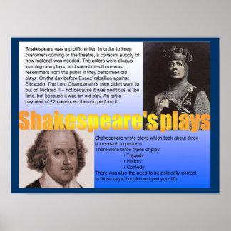 Shakespeare Play Posters | Zazzle