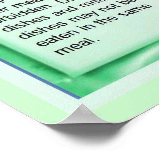 Education, Judaism, Kosher Food Poster | Zazzle